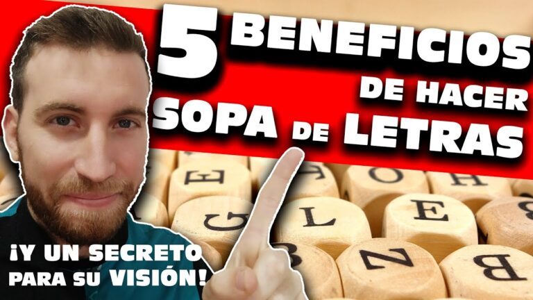 Beneficios de la sopa de letras para niños