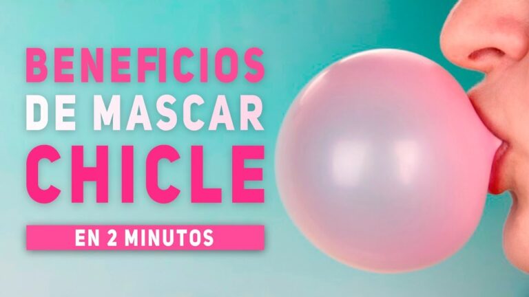 Beneficios de mascar chicle para la salud